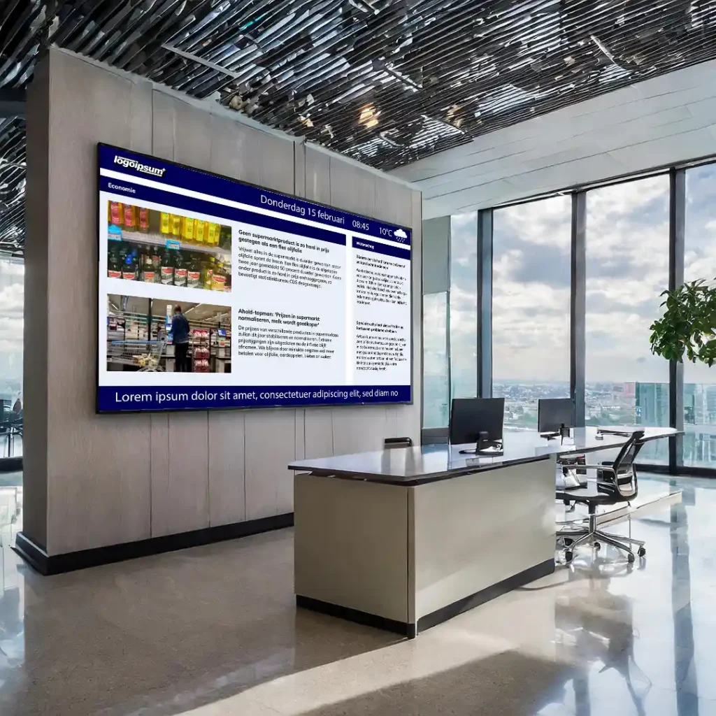 Narrowcasting systeem en oplossingen door AV professionals