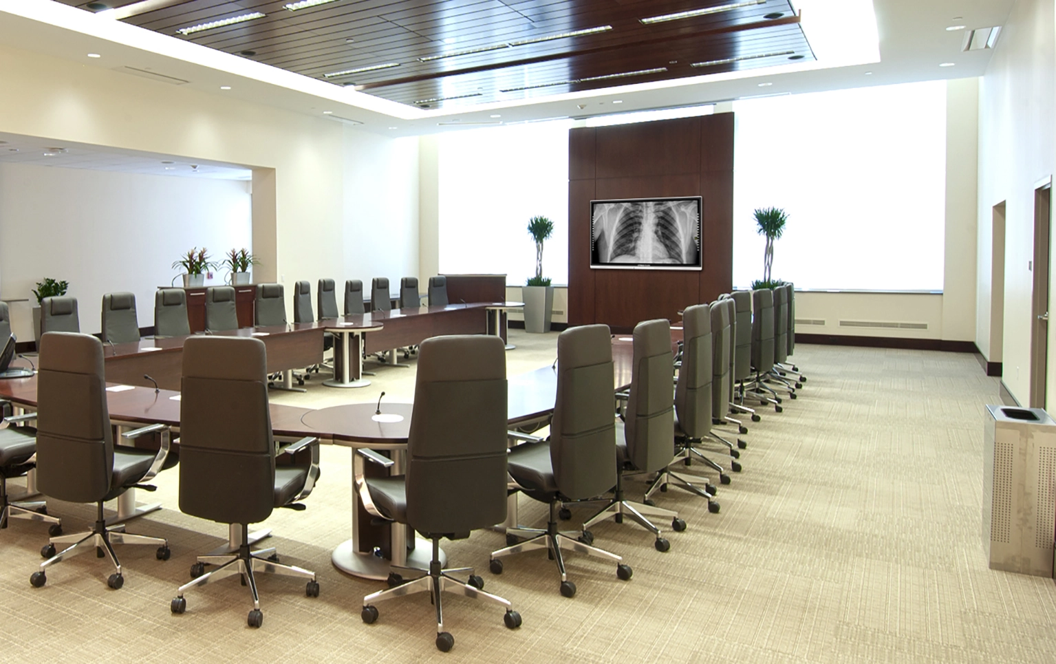 Professional meeting rooms with AV setap