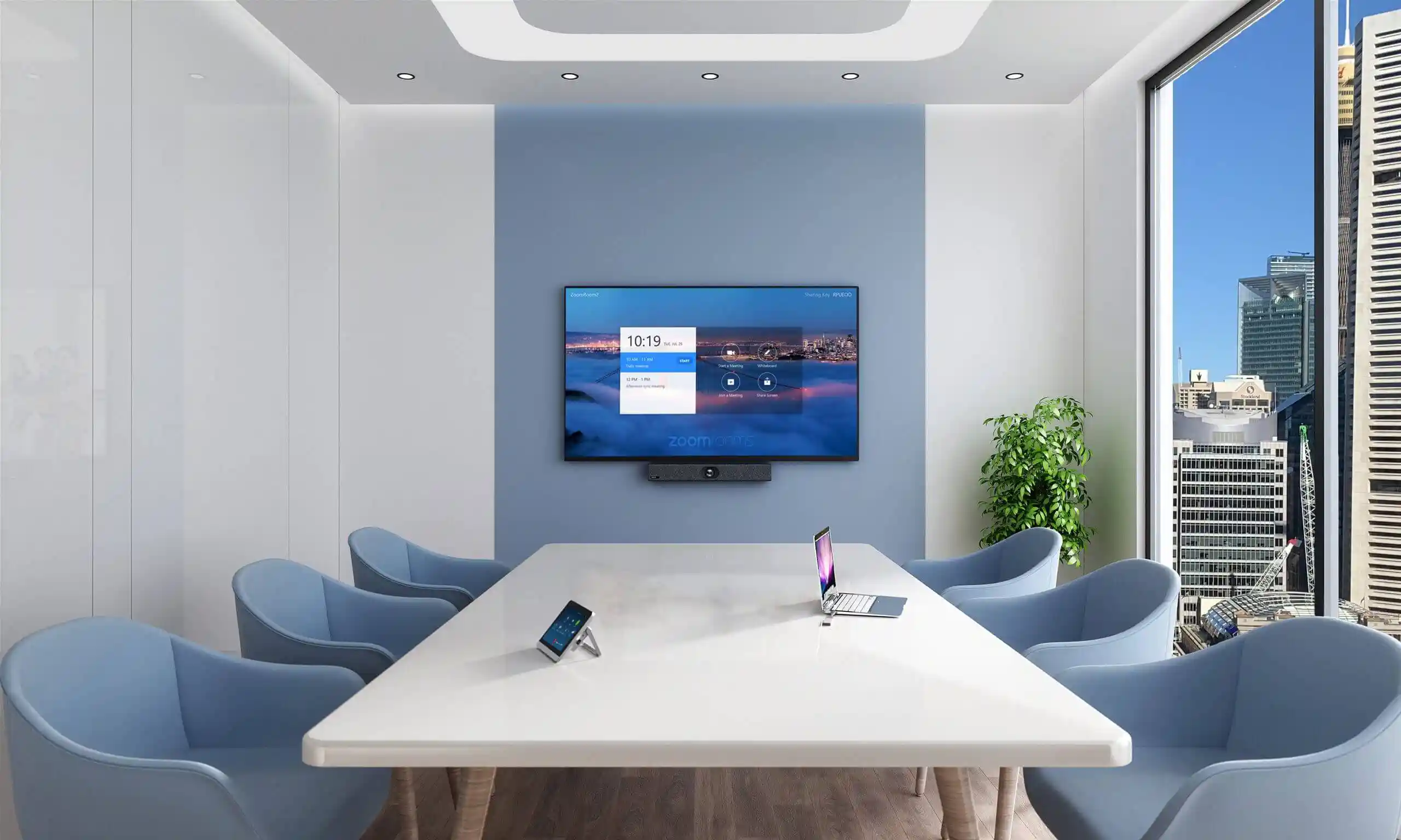 Zoom Rooms complete setup by AV professionals