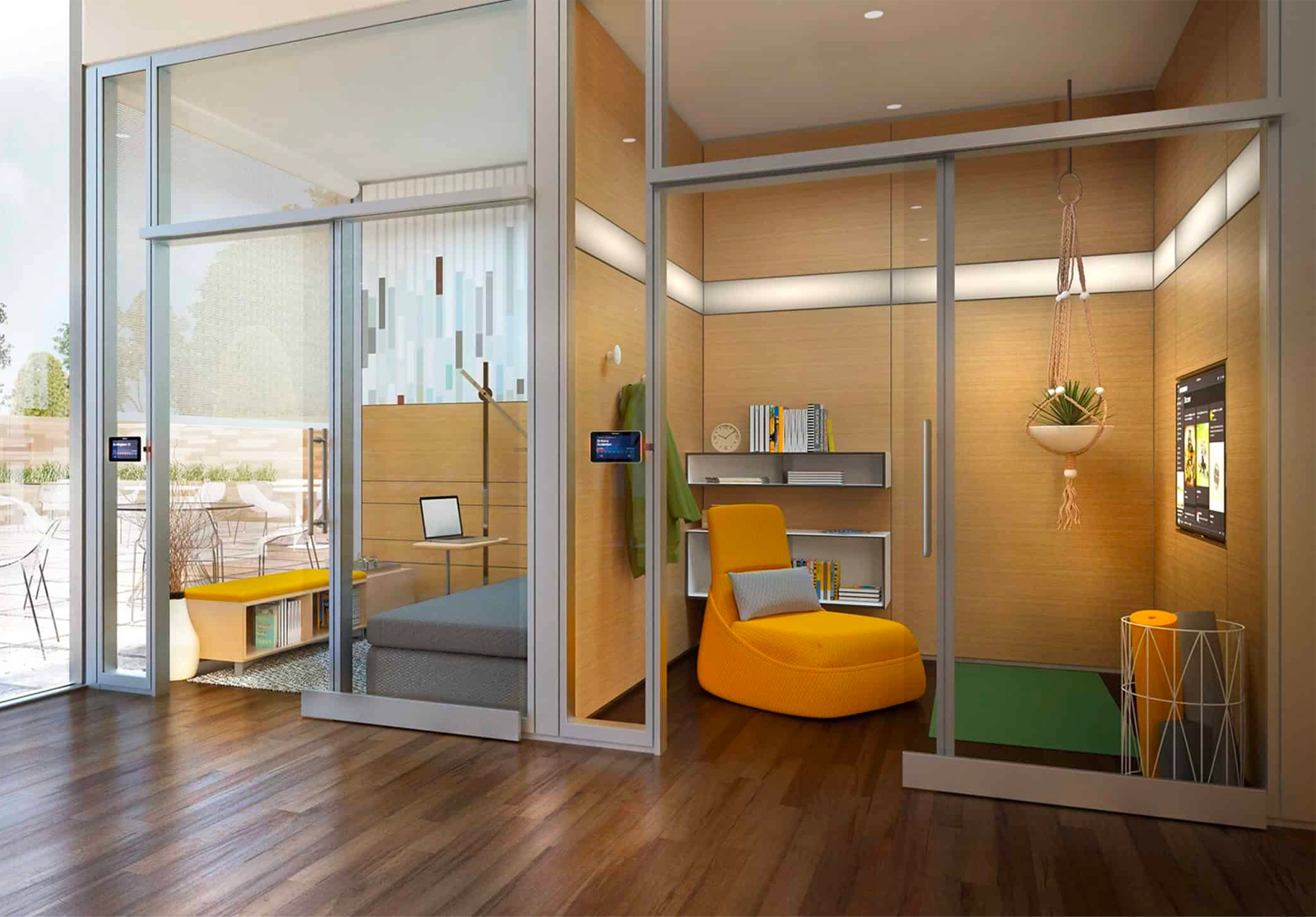 Focus rooms and AV design to enhance concentration